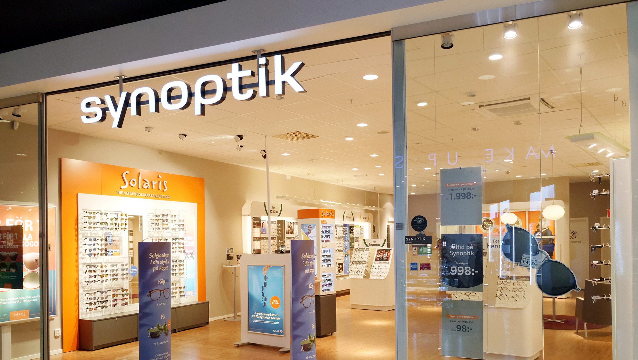 Synoptik i Vågen i Örebro city | Glasögonbågar | Brett sortiment